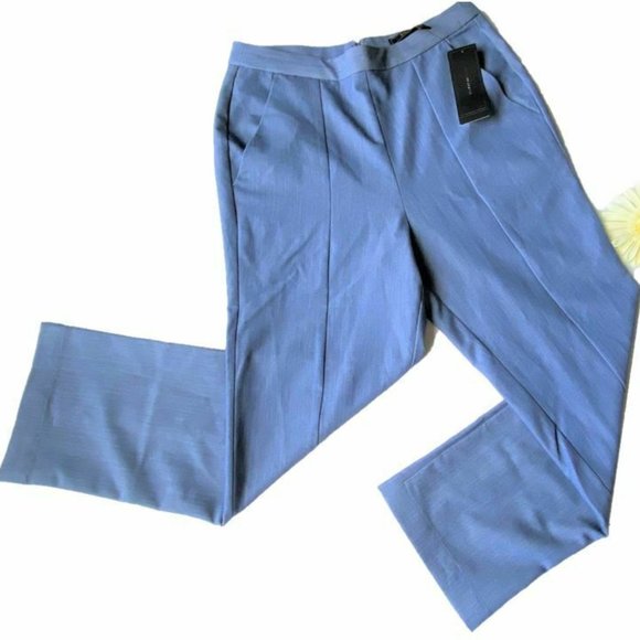 BCBGMaxAzria | Pants & Jumpsuits | Bcbg Maxazria Ankle Pants Blue Woven ...